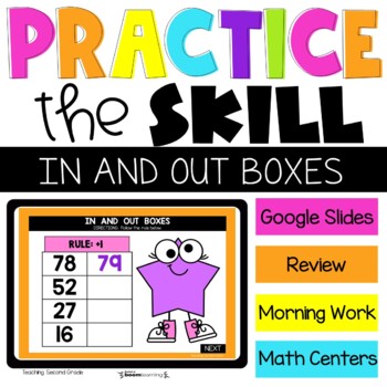 Addition Facts Google Slides (in and out boxes) - Teaching Ideas Made Easy