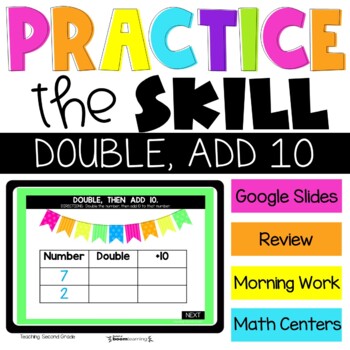 Doubles Facts (adding 10) Google Slides - Teaching Ideas Made Easy
