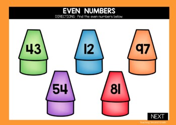 Odd and Even Numbers Google Slides - Teaching Ideas Made Easy