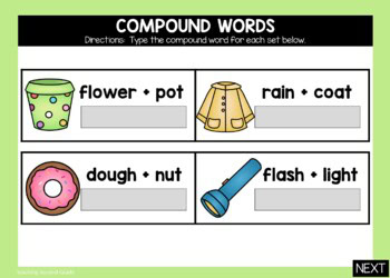 Compound Words Google Slides - Teaching Ideas Made Easy