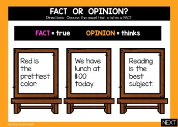 Fact and Opinion Google Slides - Teaching Ideas Made Easy
