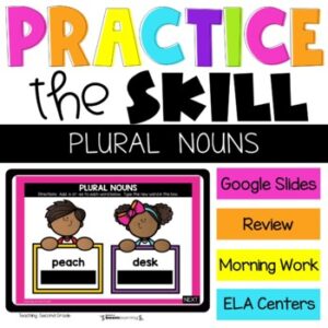 Plural Nouns Google Slides - Teaching Ideas Made Easy