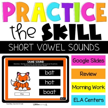 Short Vowels Google Slides - Teaching Ideas Made Easy