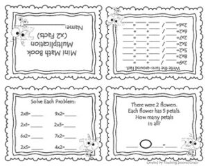 Multiplication Facts Mini Math Books - Teaching Ideas Made Easy