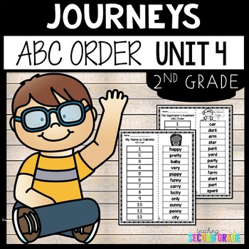 ABC Order Cut and Paste Unit 4 - Teaching Ideas Made Easy