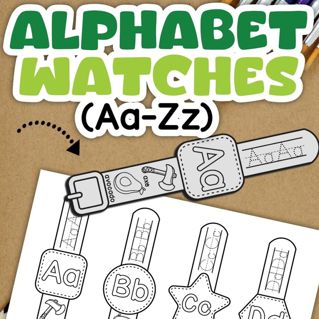 Alphabet Watches for Kids: Interactive Uppercase & Lowercase Letter ...