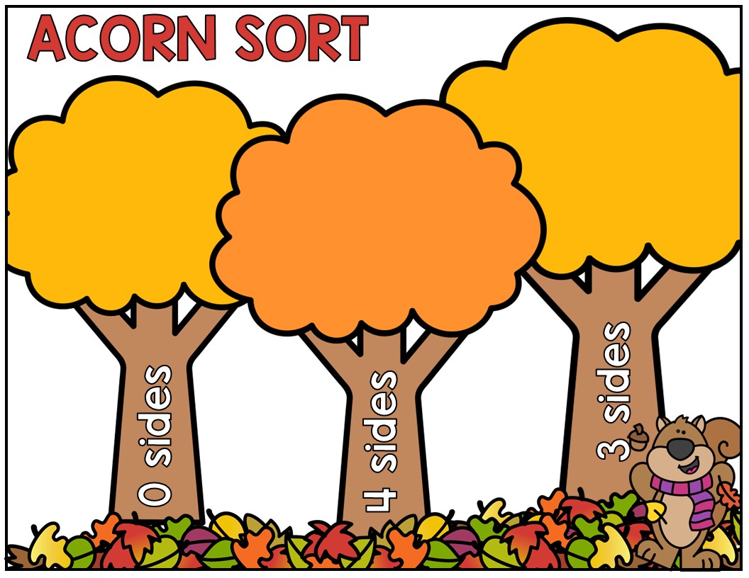 Thanksgiving 2D Shapes Sorting Math Center Recording Worksheet 1st 2nd ...