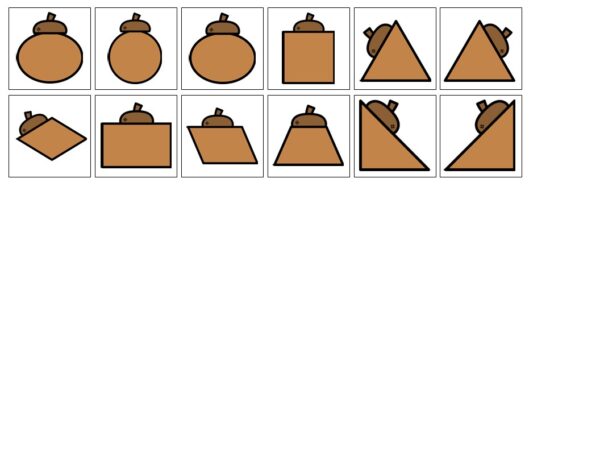 Thanksgiving 2D Shapes Sorting Math Center Recording Worksheet 1st 2nd ...