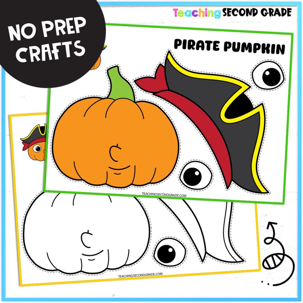 Disguise a Pumpkin Craft Cut and Paste - No Prep Template 13 Choices ...
