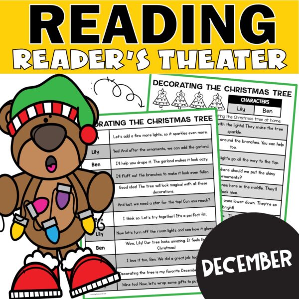 December Reader's Theater Bundle for 1st and 2nd Grade | 5 Stories ...