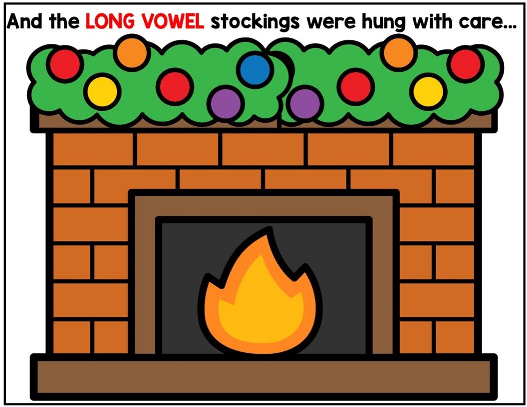 Christmas Long and Short Vowel Sorting Center Activity for 1st and 2nd ...
