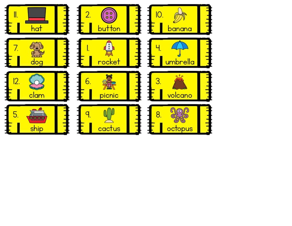 Thanksgiving Syllable Sort Center for 1st and 2nd Grade - Fun Syllable ...