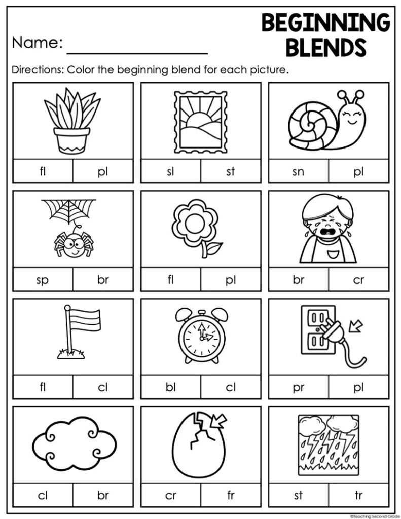 Thanksgiving Blends Roll and Cover 1st and 2nd Grade Phonics Practice ...