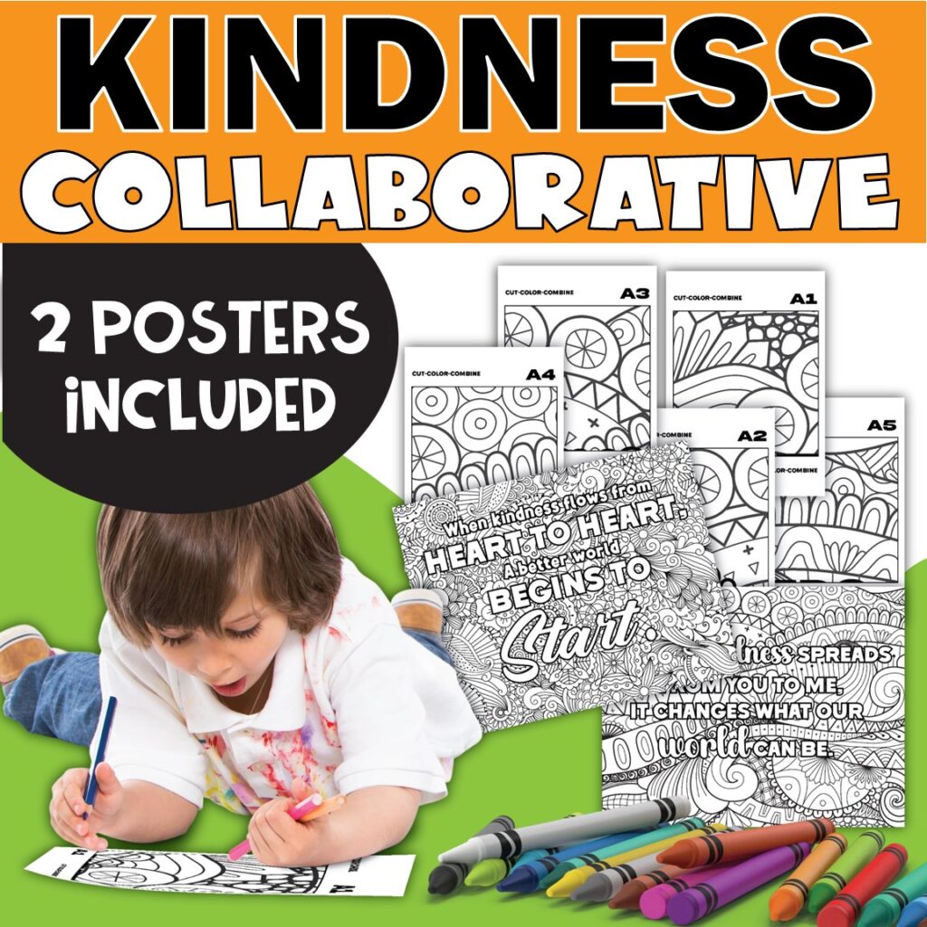 Spread Kindness with Collaborative Posters - Teaching Ideas Made Easy