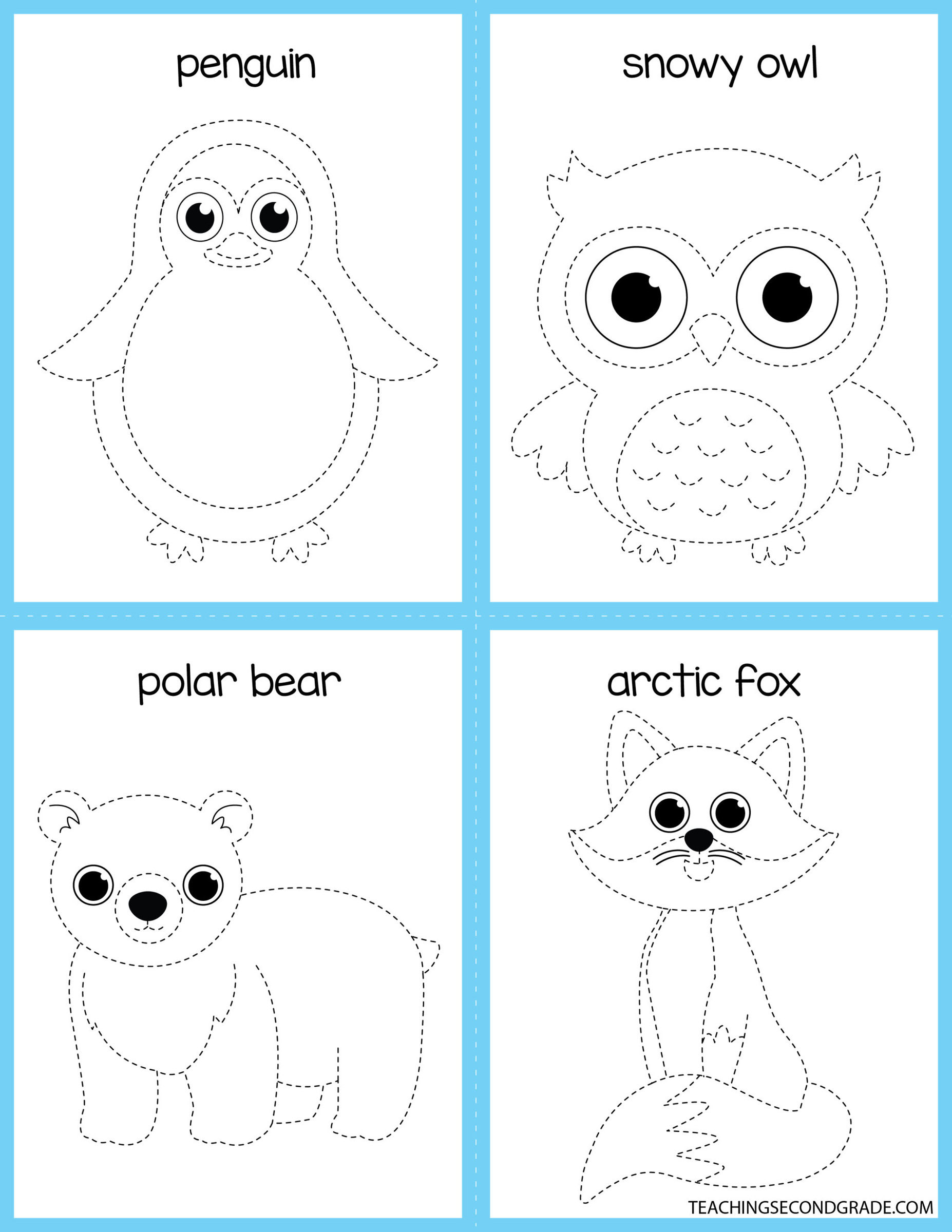 Winter Tracing Resource for Early Learners - Teaching Ideas Made Easy