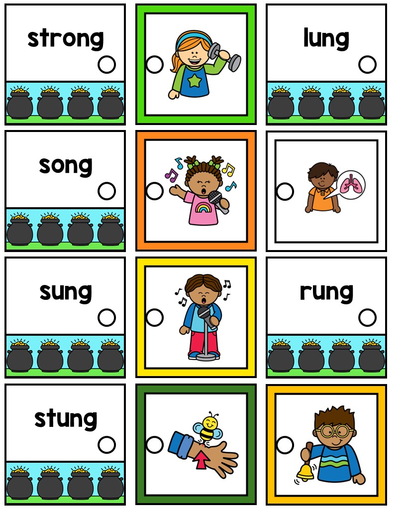 St. Patrick’s Day Glued Sounds Phonics Center - Teaching Ideas Made Easy