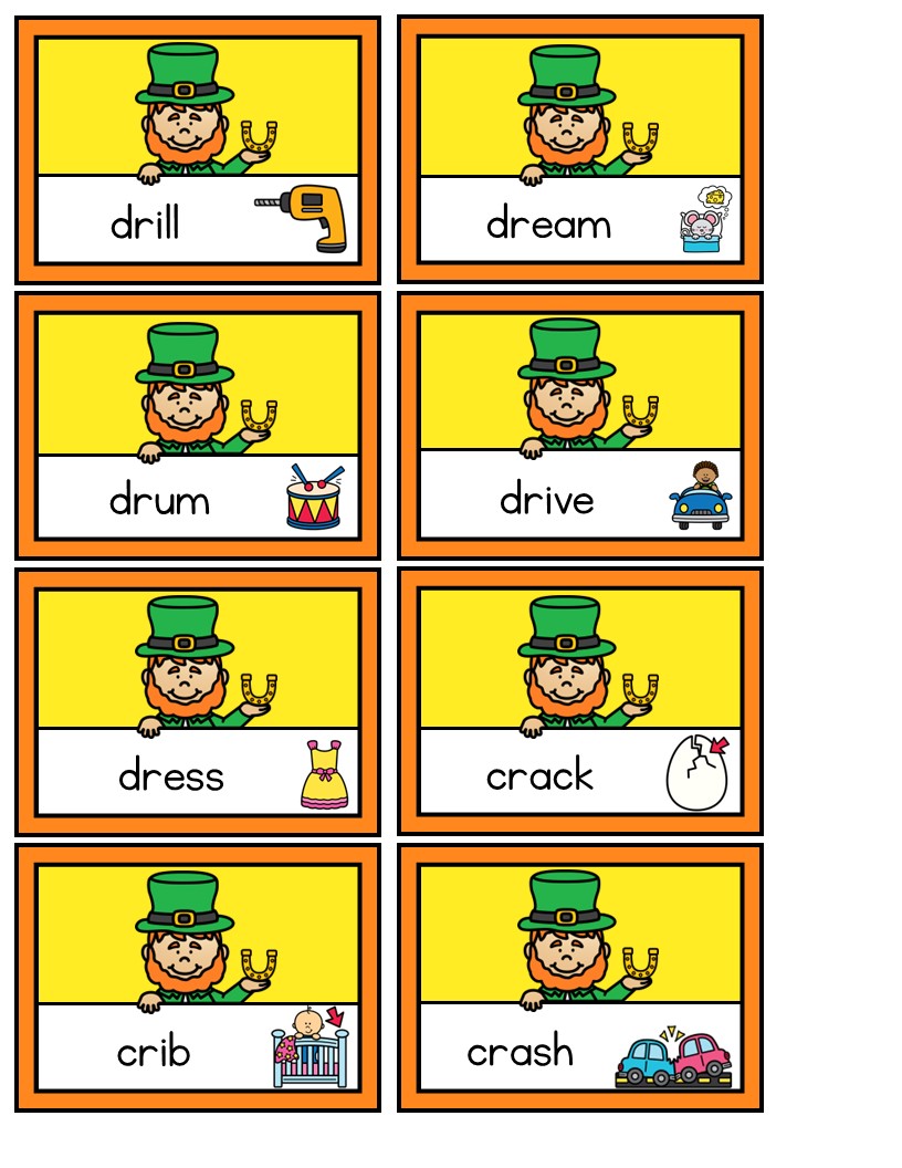 St. Patrick’s Day Blends Race – Engaging Phonics Game 1st & 2nd Grade ...
