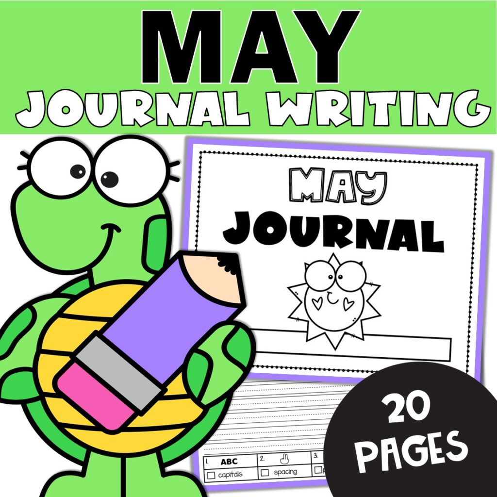 May Daily Journal Writing Prompts for 1st and 2nd Grade Bell Ringer ...