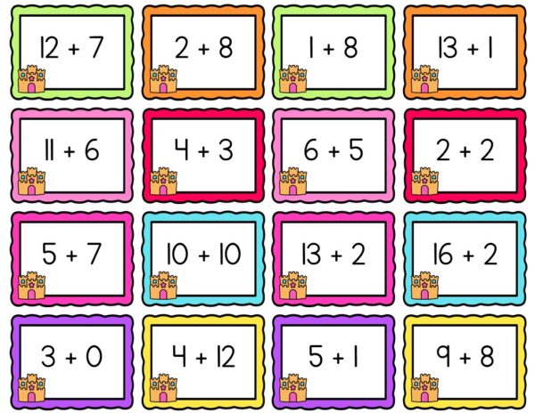 Connect 4 Math May Center | Addition and Subtraction Facts Game ...