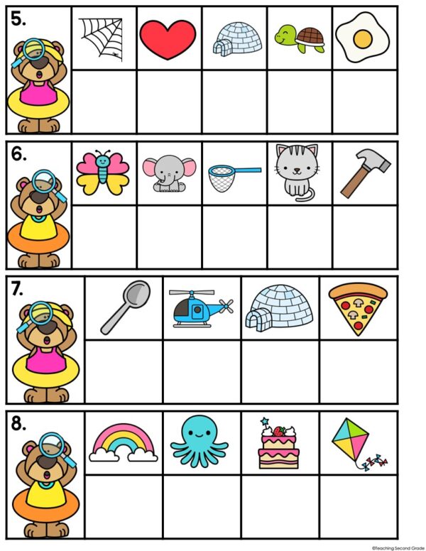 Summer Digraphs Phonics Center | Secret Word Code Breaker - Teaching ...