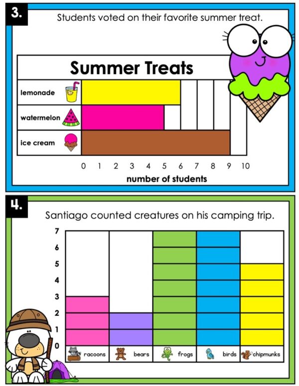 May Data and Graphing Math Center | Spinner Activity - Teaching Ideas ...