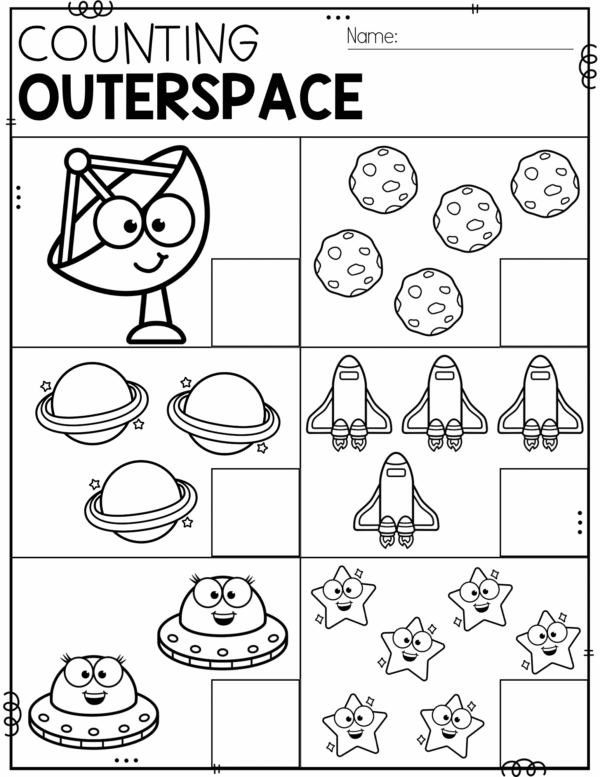 Space Activity Booklet for Kids – Fun Learning with Coloring Pages ...