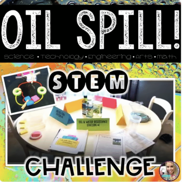 Oil Spill STEM Challenge and Activities - Teaching Ideas Made Easy