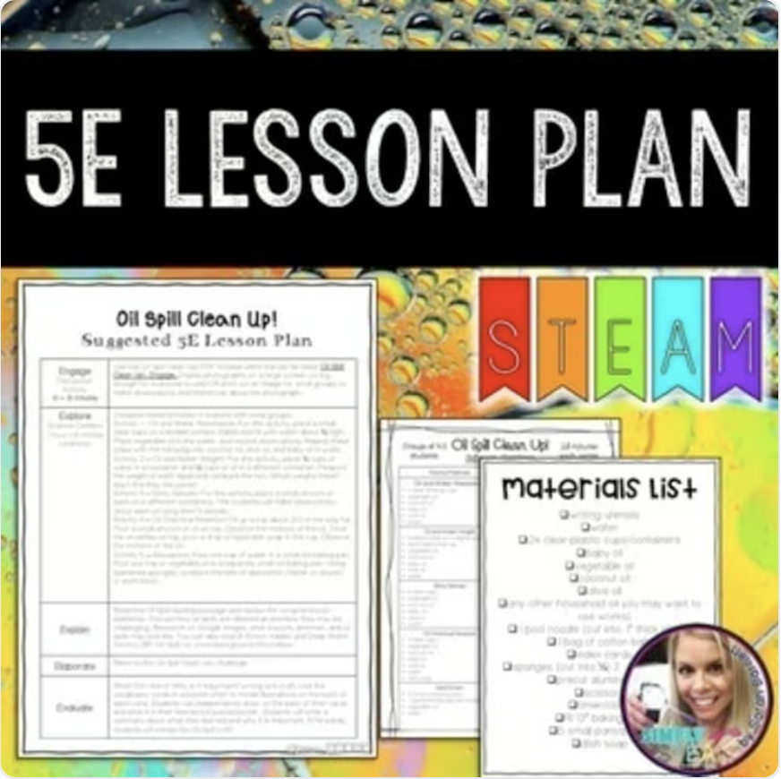 Oil Spill STEM Challenge and Activities - Teaching Ideas Made Easy