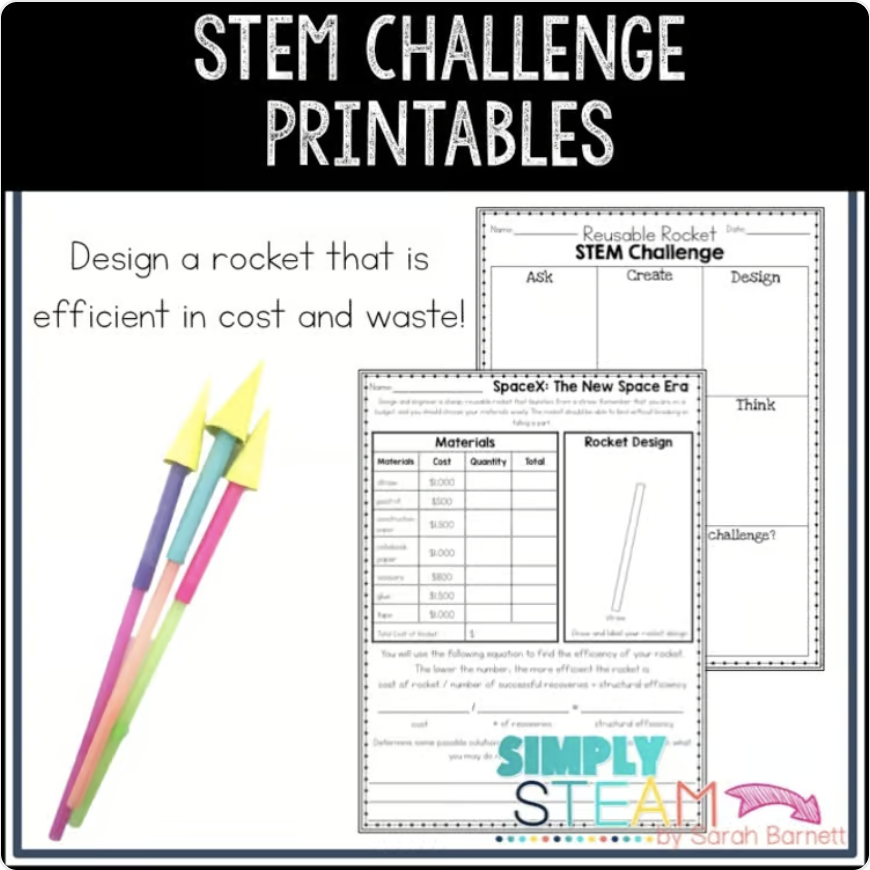Rocket STEM Challenge - Teaching Ideas Made Easy