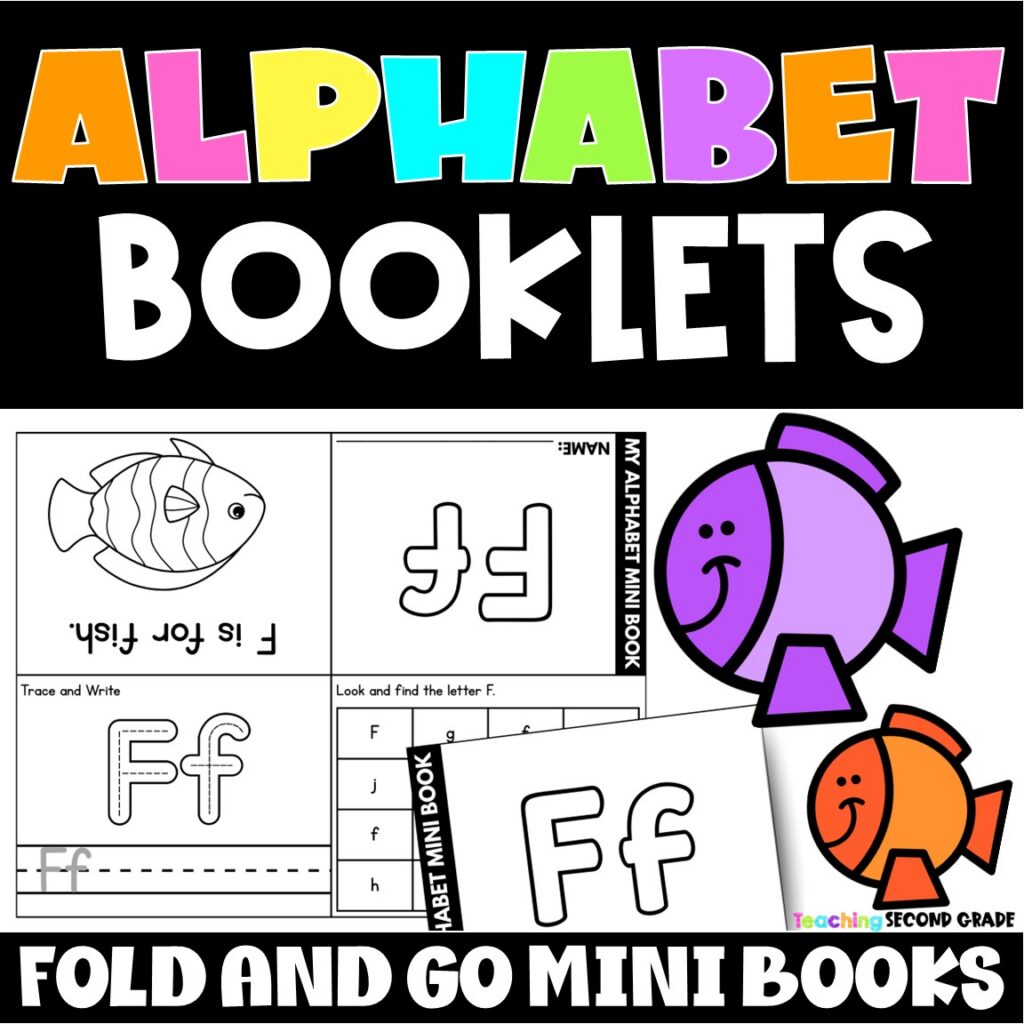 Mini Alphabet Foldable Booklets – Trace, Write and Letter Hunt A–Z ...