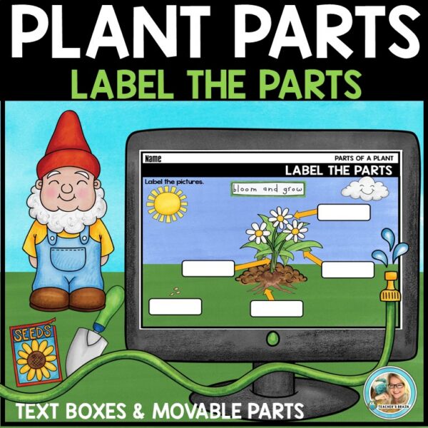 Plants Unit | Life Cycle | Parts Google Slides & Print Option ...