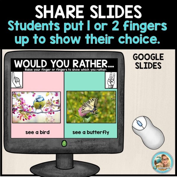 Would You Rather SPRING THEMED - Google Slides | Writing - Teaching ...
