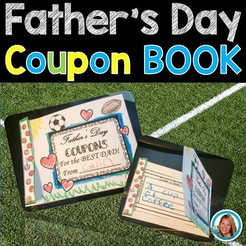 Father's Day Craft Ideas Coupon Book Print and Go - Teaching Ideas Made ...