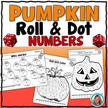 Pumpkin Math Activities | Roll and Color - Teaching Ideas Made Easy