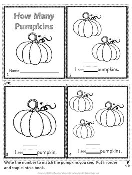Pumpkin Activities Kindergarten and First Grade | Worksheets - Teaching ...