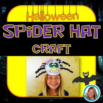 Spider Hat Craft Halloween Activities - Teaching Ideas Made Easy