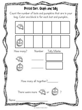 Halloween Pretzel Sort, Graph, Tally | October MATH - Teaching Ideas ...