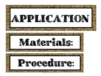 Science Fair Board Labels for a Display Board - Teaching Ideas Made Easy
