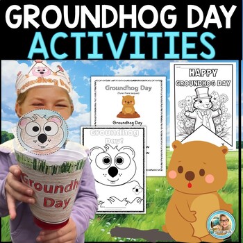 Groundhog Day Craft | Writing | Activities for Kindergarten or First ...