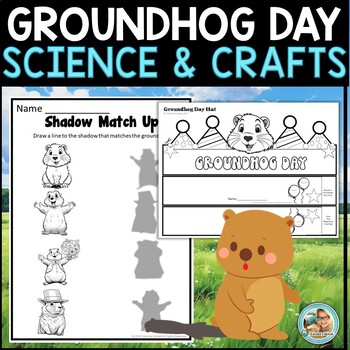 Groundhog Day Craft | Writing | Activities for Kindergarten or First ...