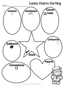 Lucky Charms Graphing and Sorting Activity | Updated - Teaching Ideas ...