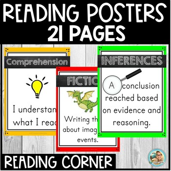 Reading Corner Posters for the Classroom - Teaching Ideas Made Easy