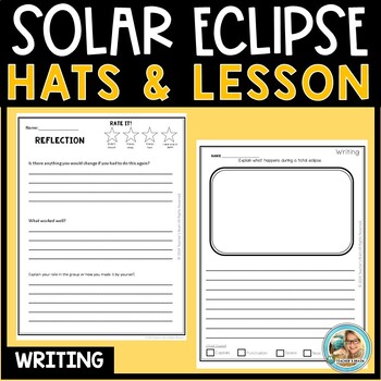 Solar Eclipse 2024 Hats | Sun Moon Earth Activities | Lesson Plan ...