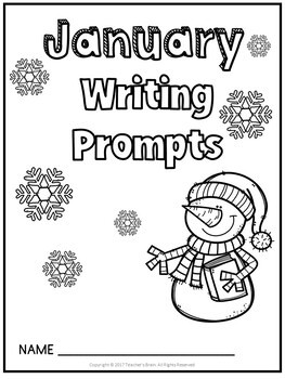 January Writing Prompts for Kindergarten - 3rd January Journal ...