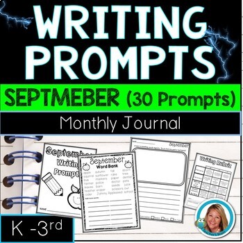 SEPTEMBER Writing Prompts Journal | Distance Learning - Teaching Ideas ...