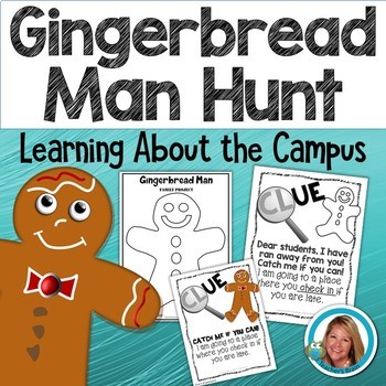 Back to School Activities | Gingerbread Man Activities Campus Hunt ...