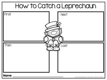 How to CATCH a Leprechaun Writing Activities | Trap | Craft - Teaching ...