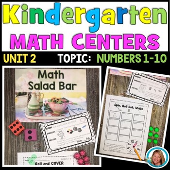 Numbers 1-10 | Kindergarten Math Centers | Counting and Cardinality ...