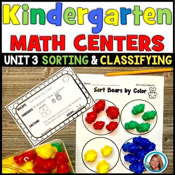 Math Centers Kindergarten - Sorting and Classifying Activities ...