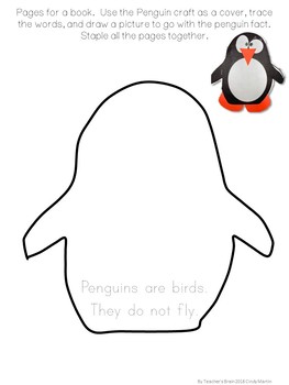 Penguins Craft and Writing Book - Teaching Ideas Made Easy